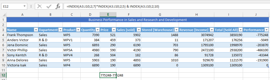 How to Use Index Function in Excel - Best Excel Tutorial