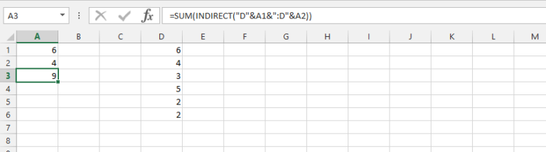 How To Use Indirect Function In Excel Best Excel Tutorial