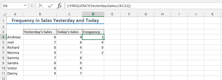 How to Calculate Frequency in Excel - Best Excel Tutorial
