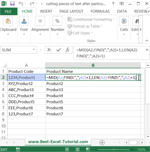 How to Cut ️ Text in Excel - Best Excel Tutorial