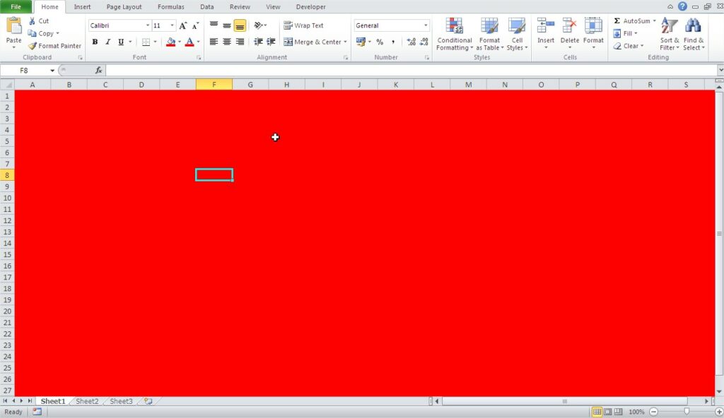 How to change the background color? - Best Excel Tutorial