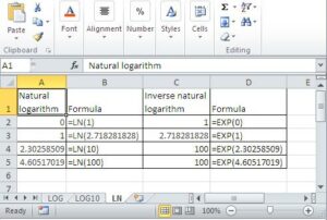 How to calculate logarithms and inverse logarithms in Excel - Best Excel Tutorial