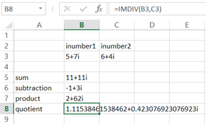 How to Calculate Complex Numbers in Excel - Best Excel Tutorial