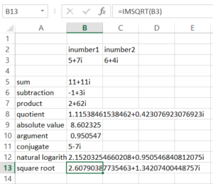 How to Calculate Complex Numbers in Excel - Best Excel Tutorial