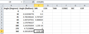 How to Use Trig Functions in Excel? - Best Excel Tutorial