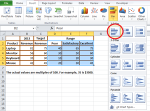 How to Make a Bullet Chart in Excel - Best Excel Tutorial