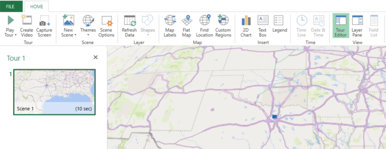 How To Geocode A Map Using 3d Maps Previously Power Maps Best Excel