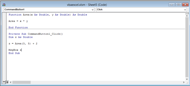 Calling a function in Excel VBA - Best Excel Tutorial Calling a function in Excel VBA - Best Excel Tutorial