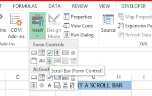 How to Add Scroll Bar in Excel - Best Excel Tutorial