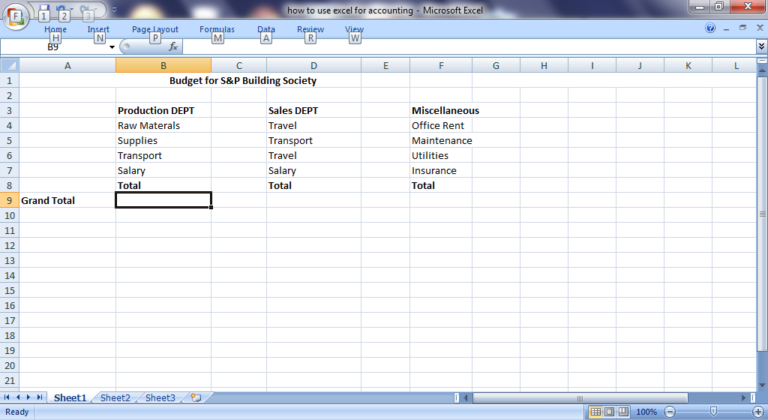 How to Create a Business Budget in Excel - Best Excel Tutorial