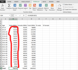 Age Population Pyramid in Excel - Best Excel Tutorial