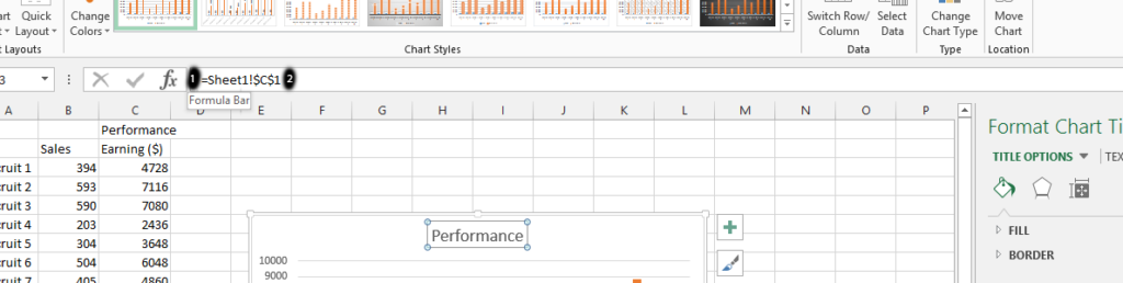 How To Insert Chart Title From Cell? - Best Excel Tutorial