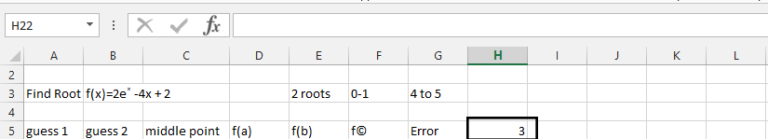 Bisection Method Calculator in Excel - Best Excel Tutorial Bisection Method Calculator in Excel - Best Excel Tutorial