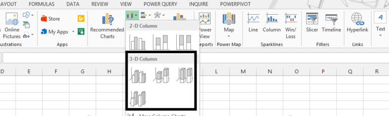 How to Create 3D Clustered Column Chart - Best Excel Tutorial