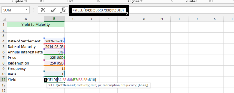 How To Calculate Yield To Maturity In Excel Best Excel Tutorial