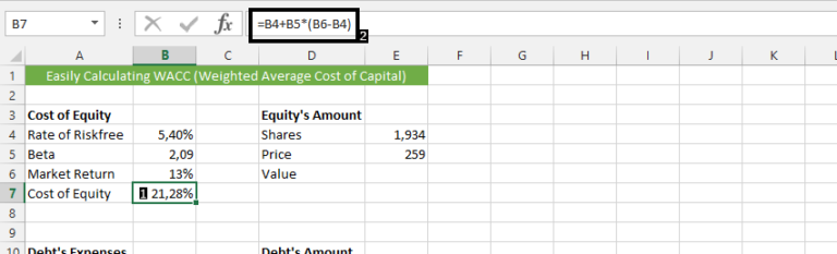 How to Calculate WACC in Excel - Best Excel Tutorial