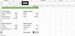 How to Calculate WACC in Excel - Best Excel Tutorial