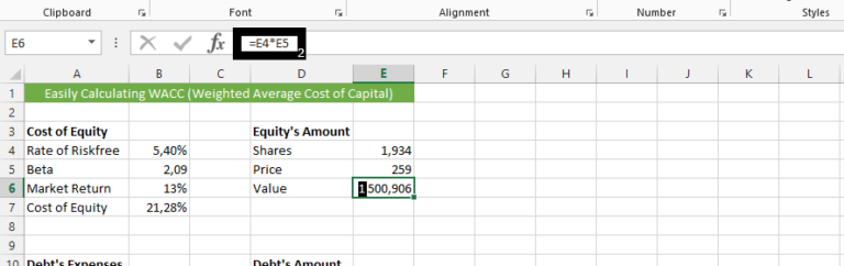 How to Calculate WACC in Excel - Best Excel Tutorial
