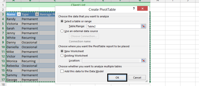 How To Create A Dynamic Pivot Table And Refresh Automatically Best Excel Tutorial