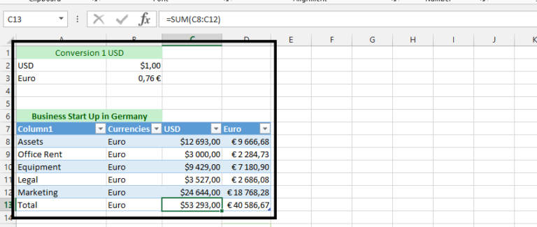 How to Convert Currency in Excel - Best Excel Tutorial
