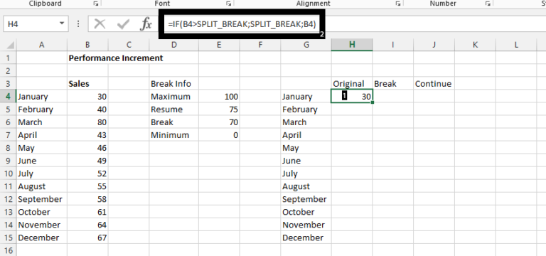 How to Break Chart’s column? - Best Excel Tutorial