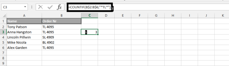 How To Countif With Partial Match Best Excel Tutorial 8419