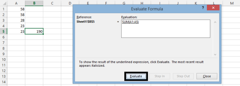 How To Show Calculation Steps In Excel Best Excel Tutorial