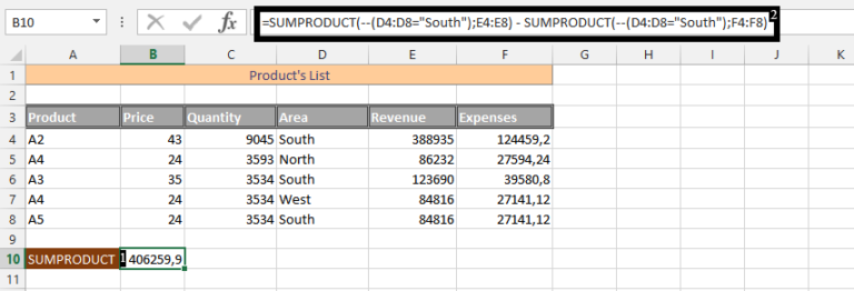 Double dash in Sumproduct formula - Best Excel Tutorial