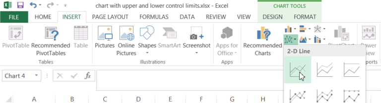 How To Create A Chart With Upper And Lower Control Limits In Excel Best Excel Tutorial