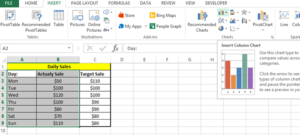 How to add target line to Excel chart - Best Excel Tutorial