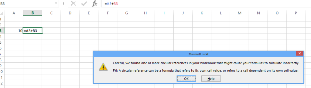 How to get rid of circular references? - Best Excel Tutorial