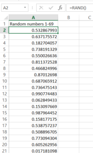 Lottery Number Generator in Excel - Best Excel Tutorial