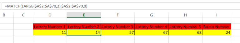 Lottery Number Generator in Excel - Best Excel Tutorial