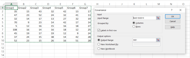 How to calculate covariance in Excel? - Best Excel Tutorial