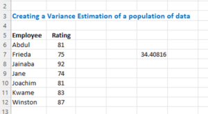 How To Calculate A Variance Estimator in Excel - Best Excel Tutorial