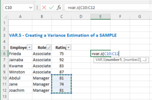 How To Calculate A Variance Estimator in Excel - Best Excel Tutorial