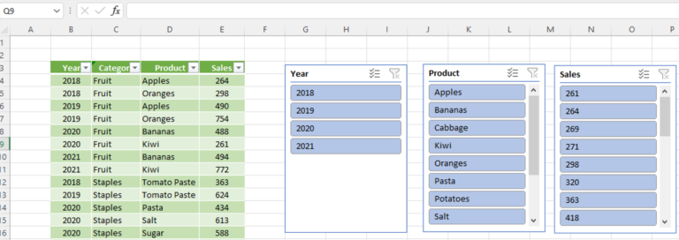 How To Use Slicers In Excel - Best Excel Tutorial